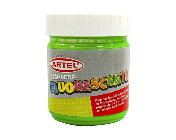 Témpera Fluorescente Verde 100ml Artel – OfficePro