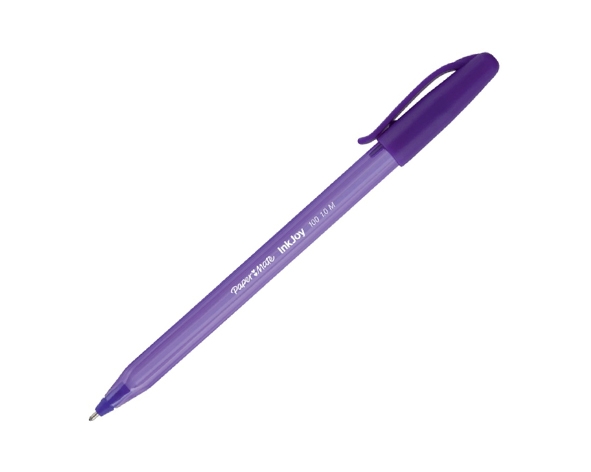 Lápiz Pasta Kilométrico Inkjoy Morado 1.0mm Paper Mate – OfficePro