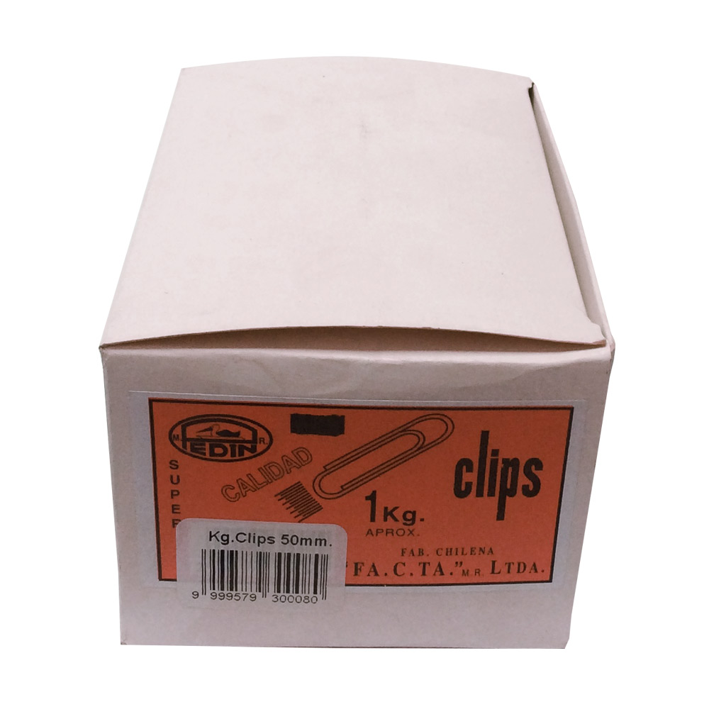 Clips Metálicos N50 Redondos 50mm 1kg Pedin – OfficePro