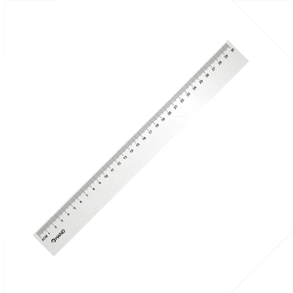 Regla Transparente Acrílica 30cm Hand – OfficePro