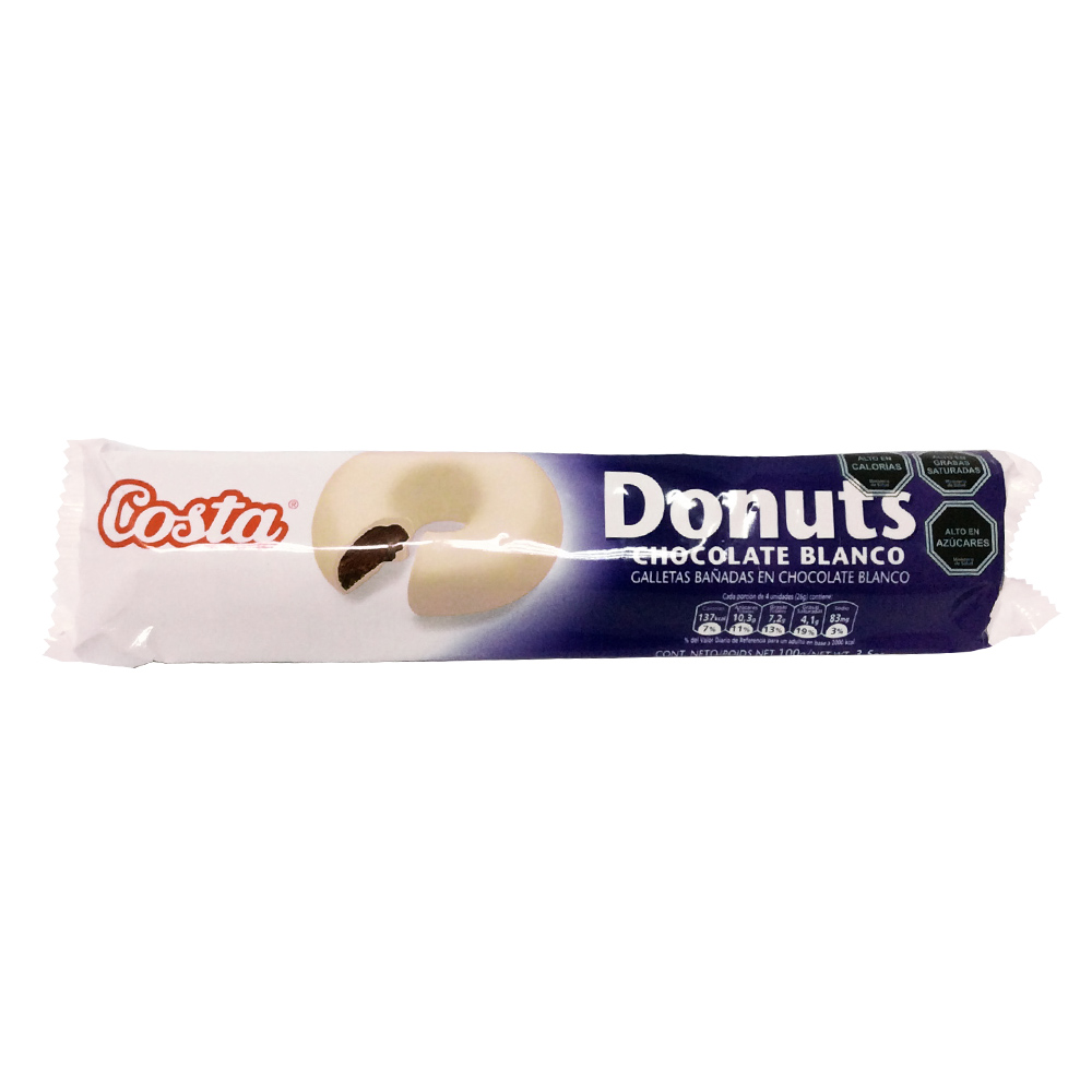 Galleta Donuts Chocolate Blanco Costa – OfficePro