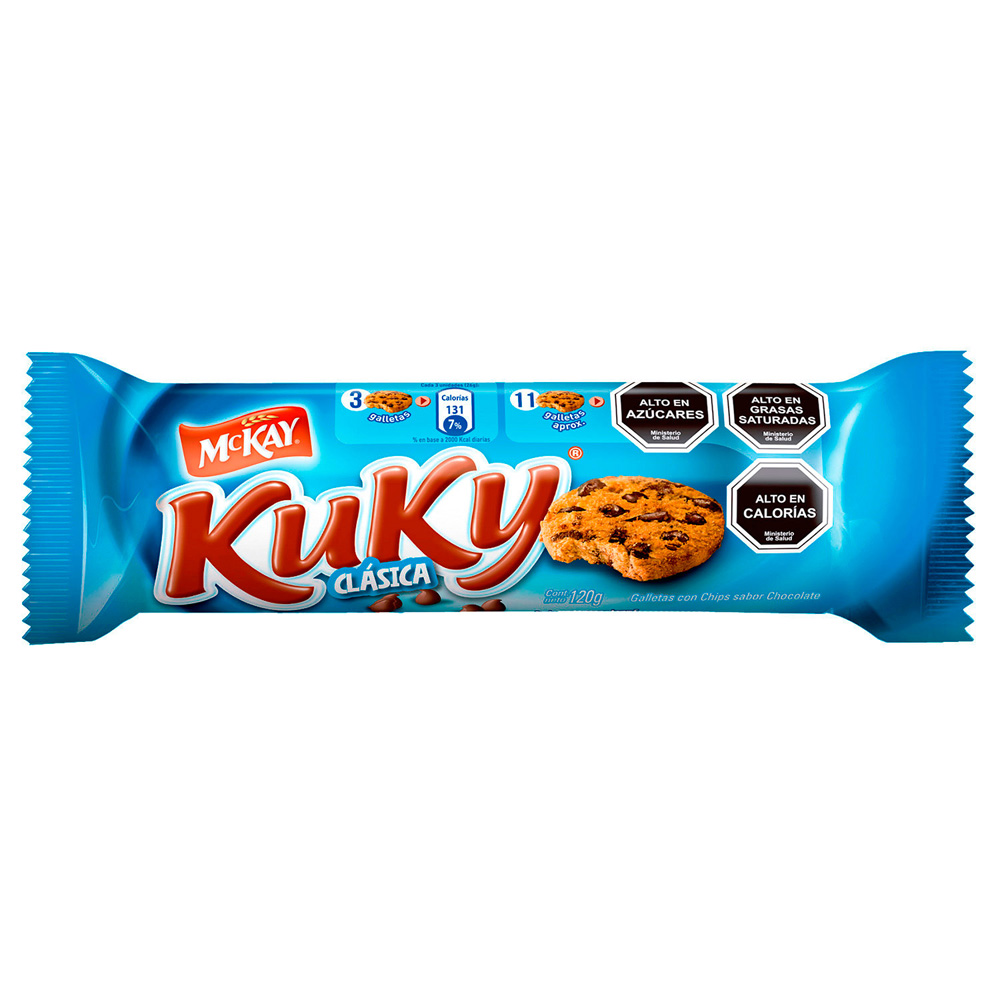 Galleta Kuky Chocolate Chips 120gr McKay – OfficePro